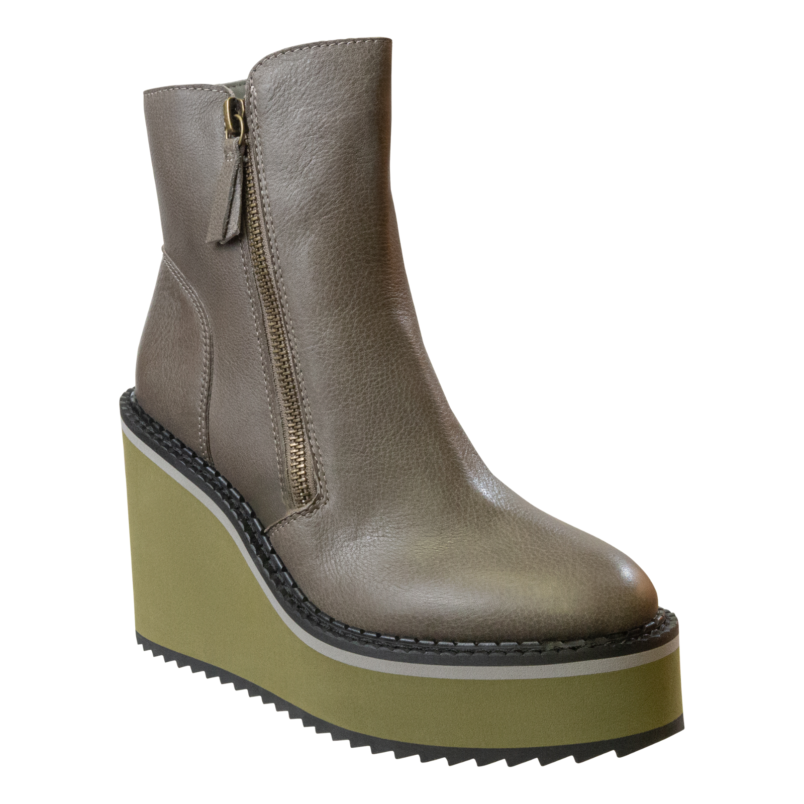 NAKED FEET - AVAIL in GREIGE Wedge Ankle Boots – Barkin’ Dogs Shoe Co.