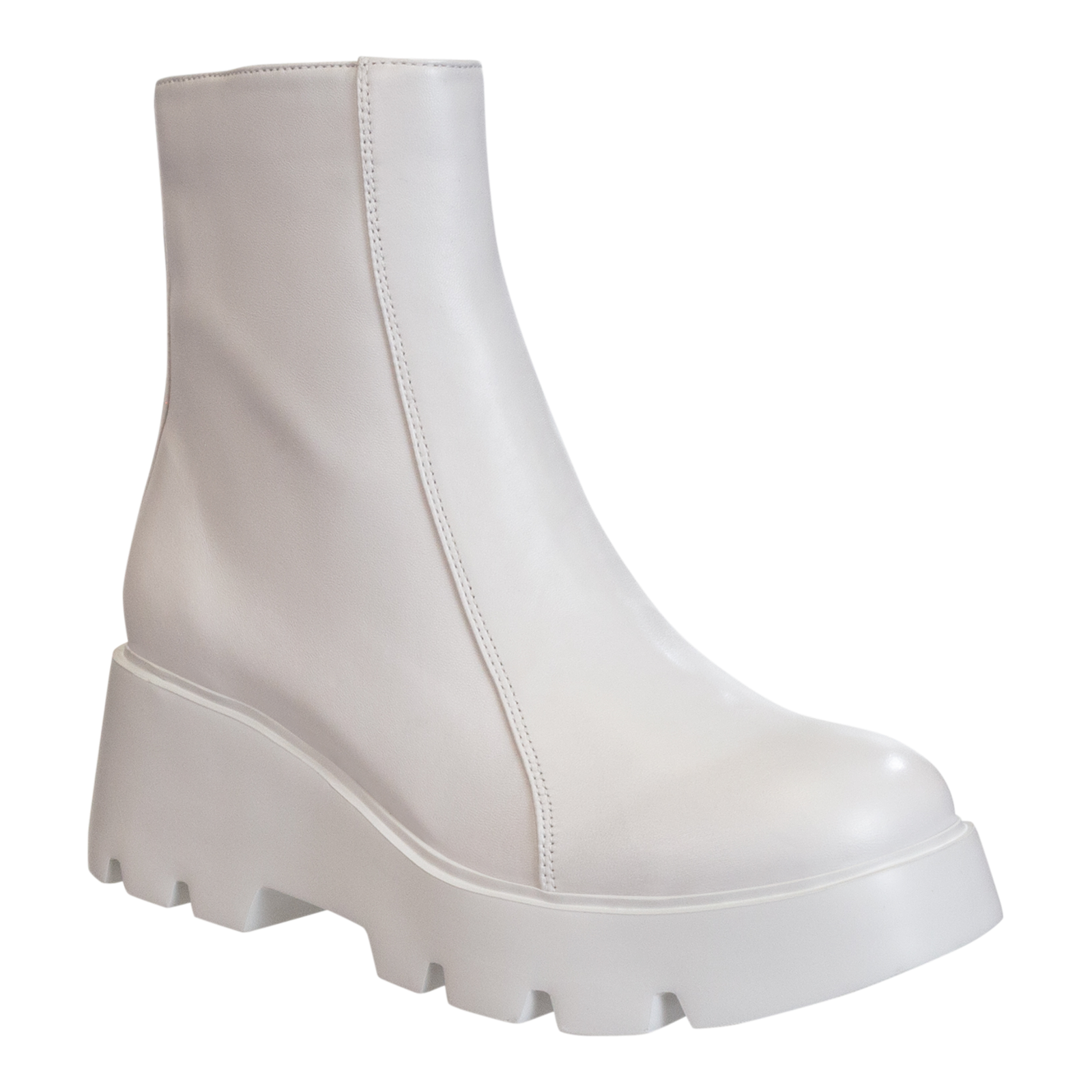NAKED FEET - XENUS in MIST Platform Ankle Boots – Barkin’ Dogs Shoe Co.
